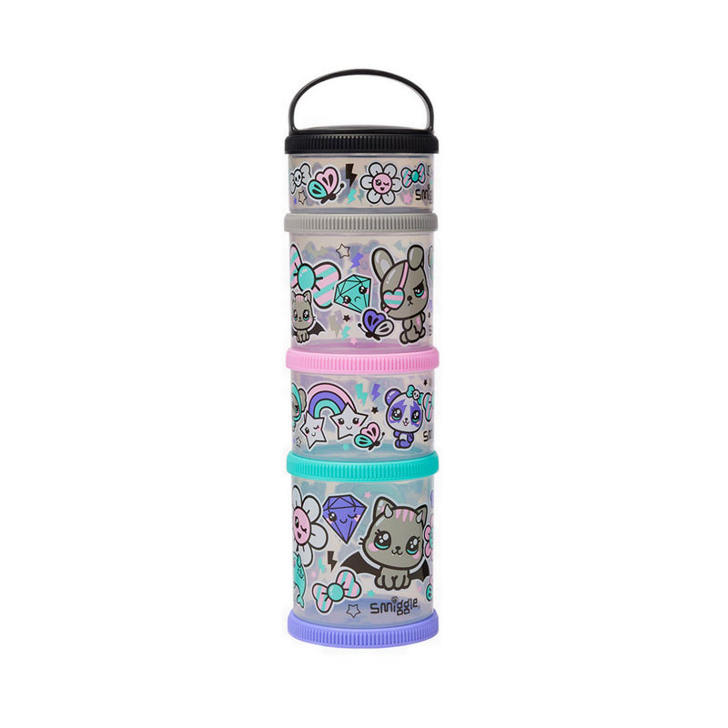Smiggle Trailblazer Large Snack & Stack Containers - IGL457019BLM – Kidzstation