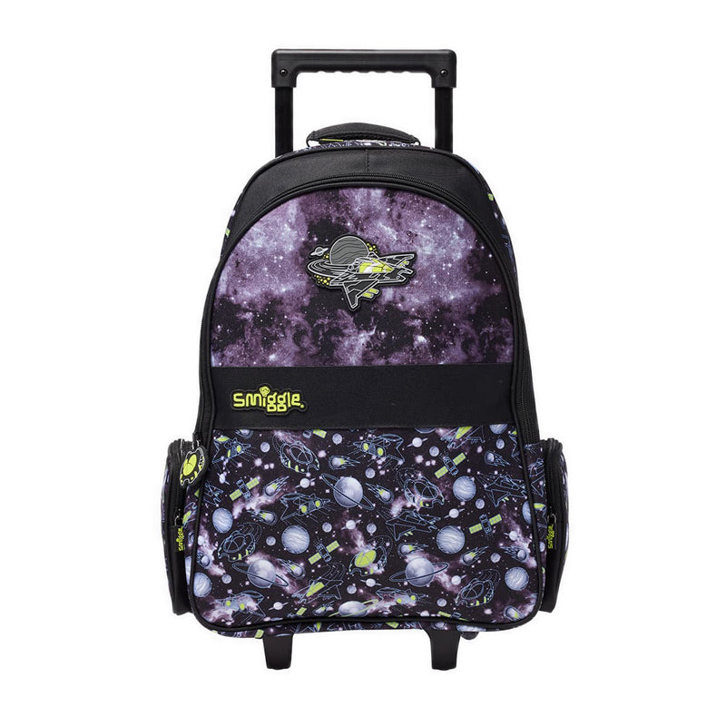 Smiggle Fly High Trolley Backpack With Light Up Wheels - IGL445230BLK ...