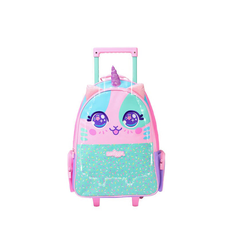 Smiggle Best Budz Trolley Backpack With Light Up Wheels Pink - IGL4491 ...