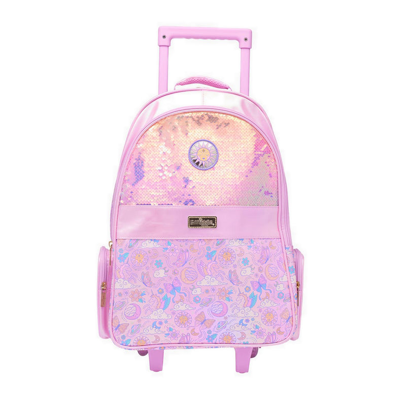 Smiggle Cosmos Trolley Backpack With Light Up Wheels - IGL455001PNK ...
