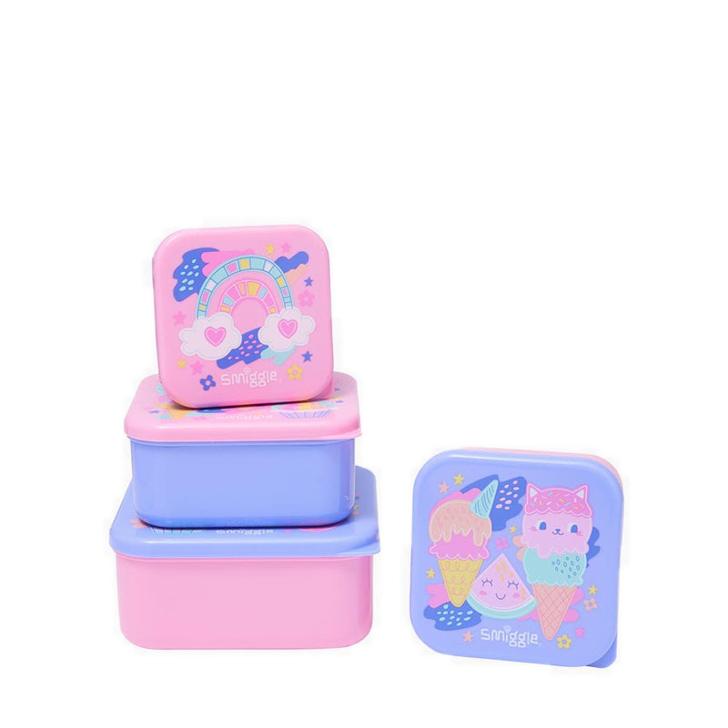 Smiggle Happy Tales 4 In 1 Containers - IGL455070LIL – Kidzstation
