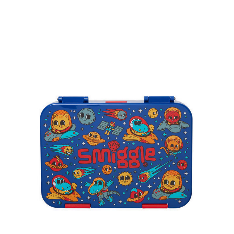 Smiggle Lunch Box Bento Med Happy Ready - IGL456962NAV – Kidzstation