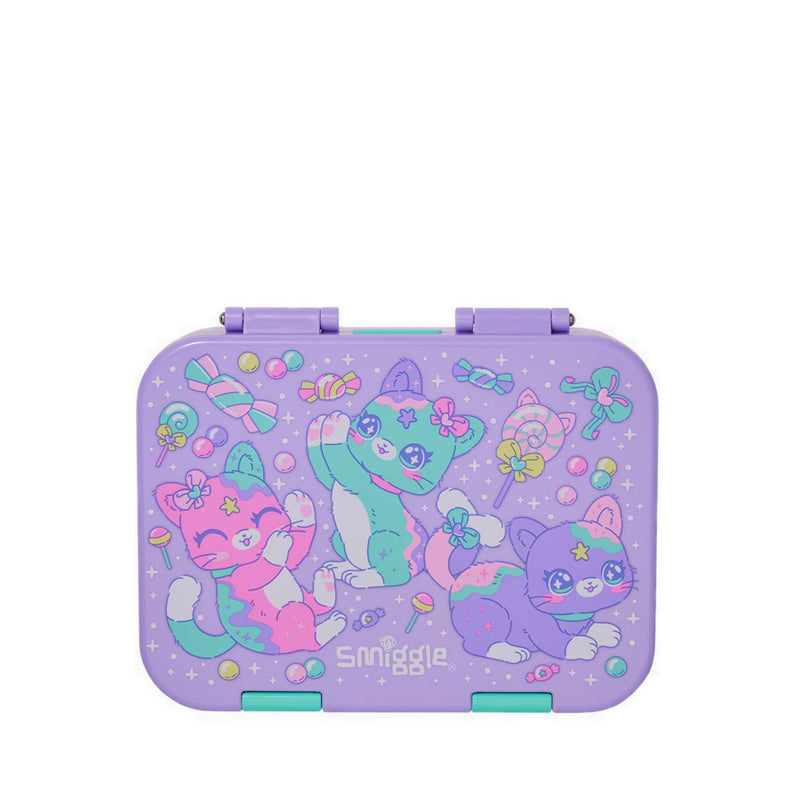 Smiggle Lunch Box Bento Sml Happy Adventurous - IGL457125LIL – Kidzstation