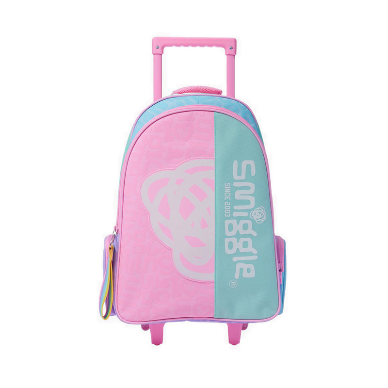 Smiggle Smiggler 4 Trolley Backpack with Light up Wheels - IGL457437PT ...