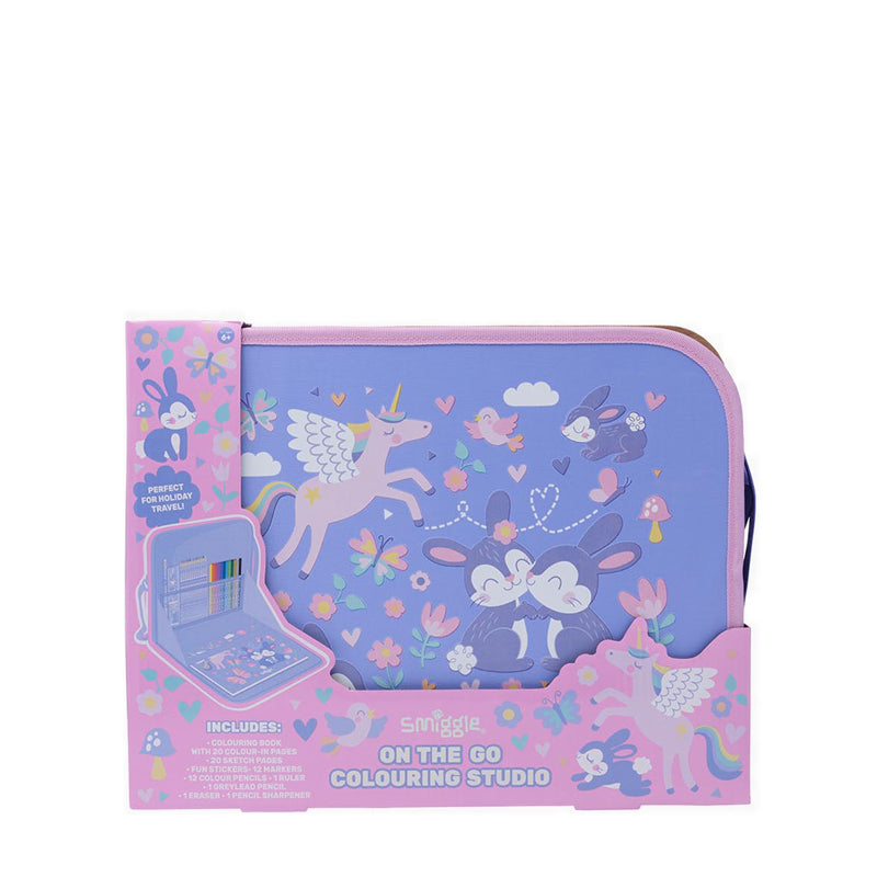 Smiggle Adventure On-The-Go Colouring Studio - IGL470103LIL – Kidzstation