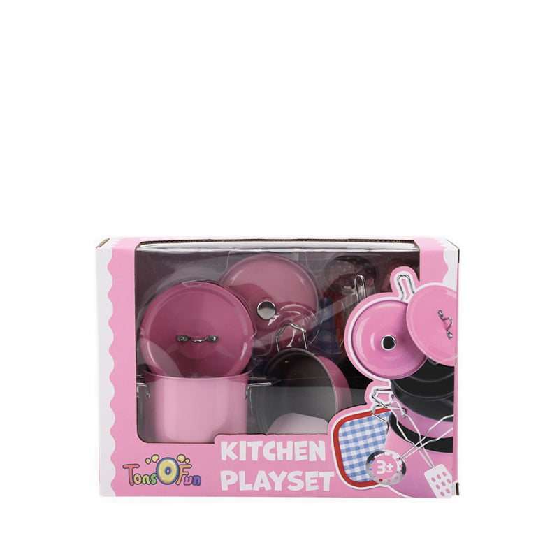 Tons O' Fun Stainless Kitchen Playset Pink - TFNHWA1310390 – Kidzstation