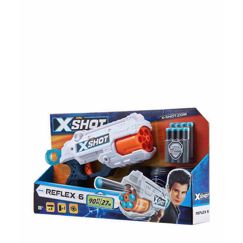 XSHOT Excel Reflex 6 (3Cans,8Darts) – Kidzstation